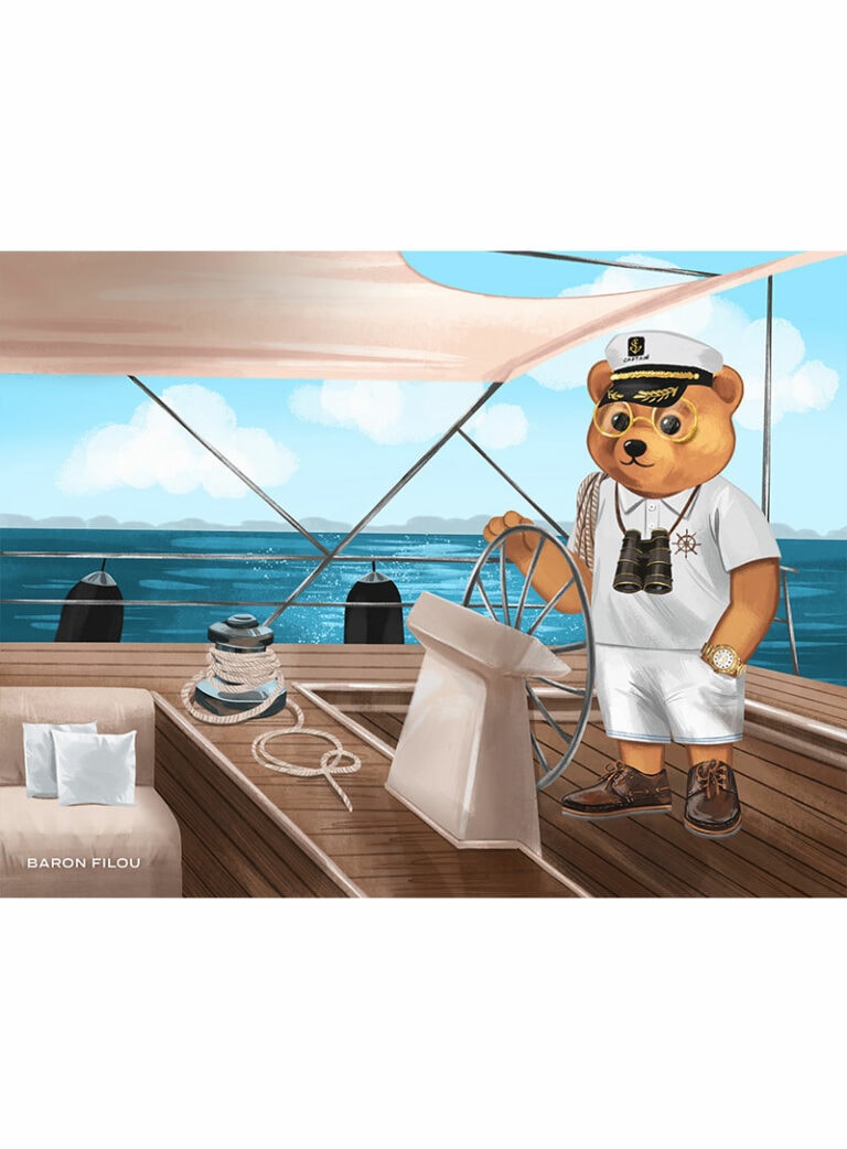 Poster Filou "The Tennis Player" | Baron Filou | Iconic Fairfashion ...